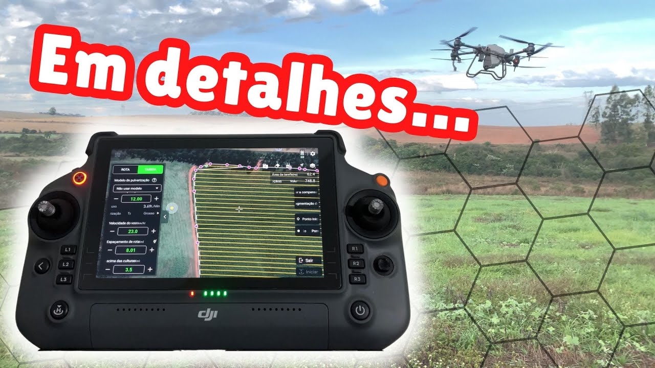 DRONE DO CAMPO Ep.01: Controle do T40 em detalhes… - YouTube