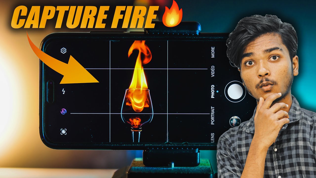 FIRE PHOTOGRAPHY WITH MOBILE PHONE !!! - YouTube