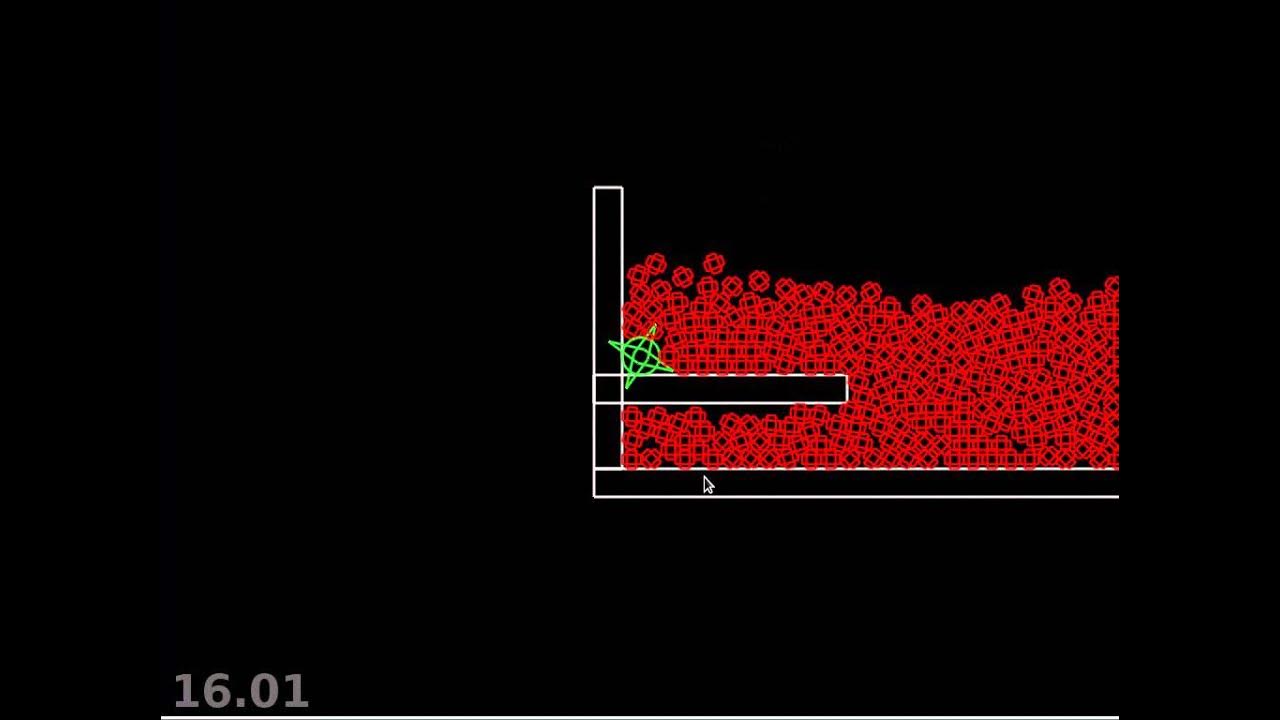 Goofing around with pymunk - YouTube