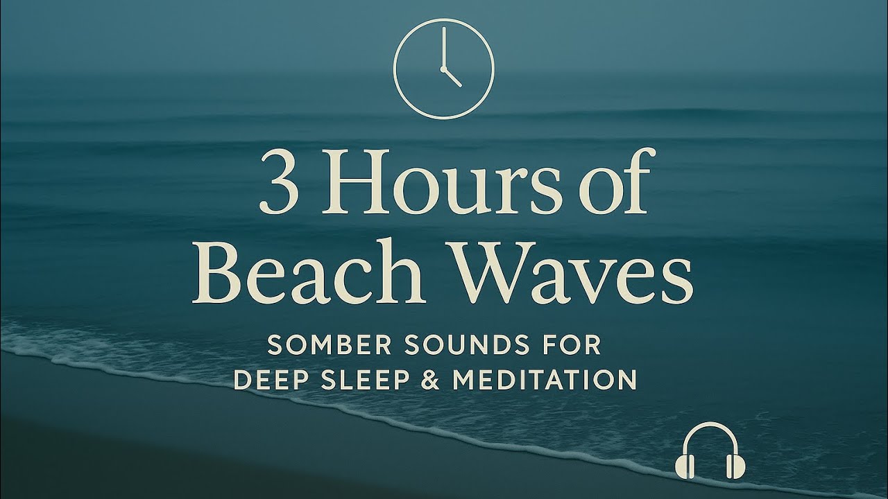 3 Hours of Relaxing Beach Waves | Calming Ocean Sounds for Sleep ...