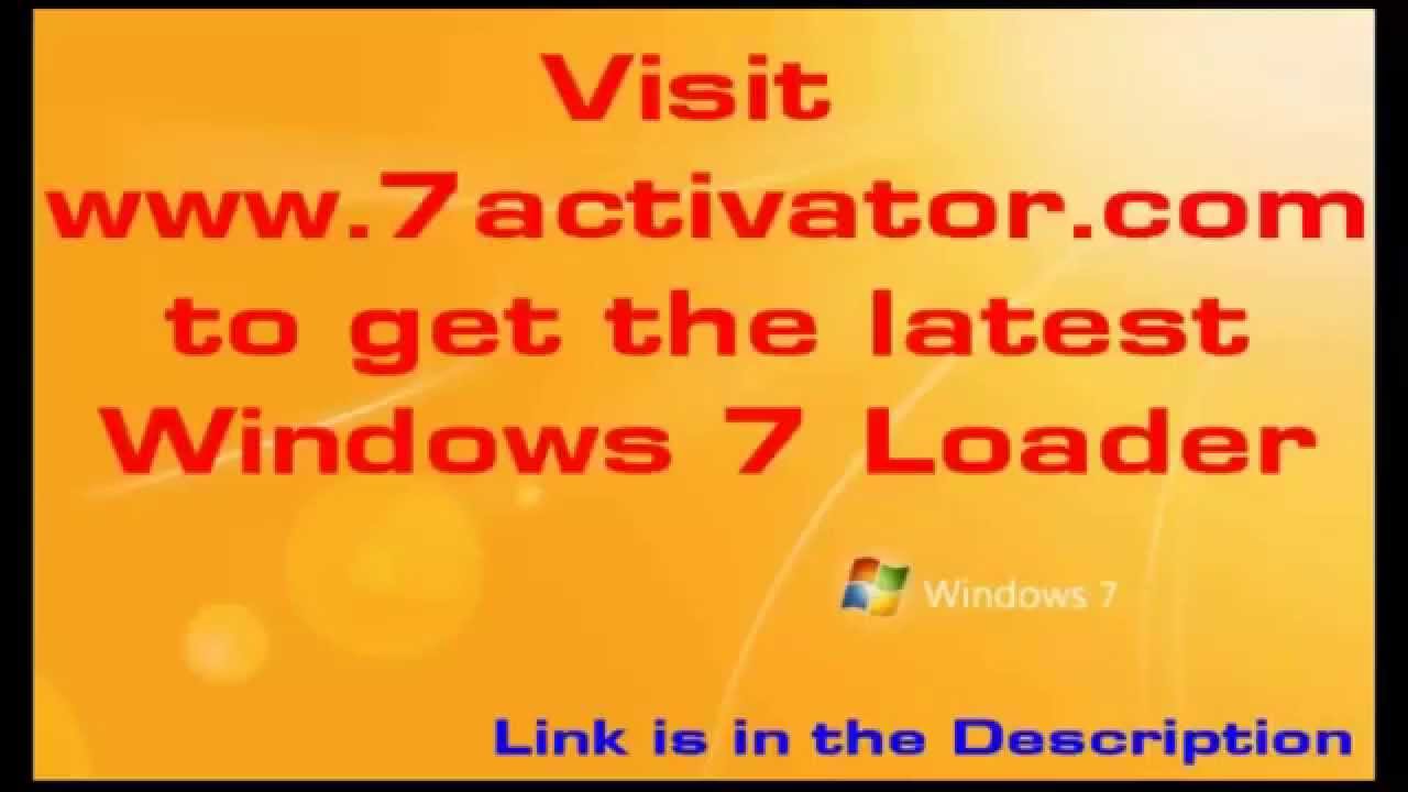 Windows 7 Activator Easiest Way to Activate Windows 7 - YouTube