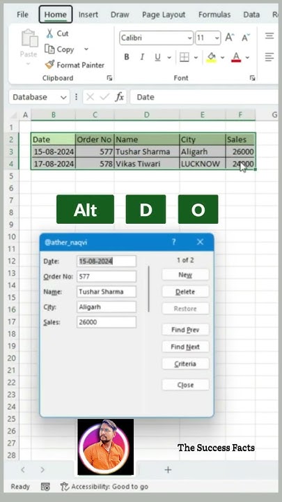 How to data entry work in Excel#exceltips#exceltricks#microsoftexcel# ...