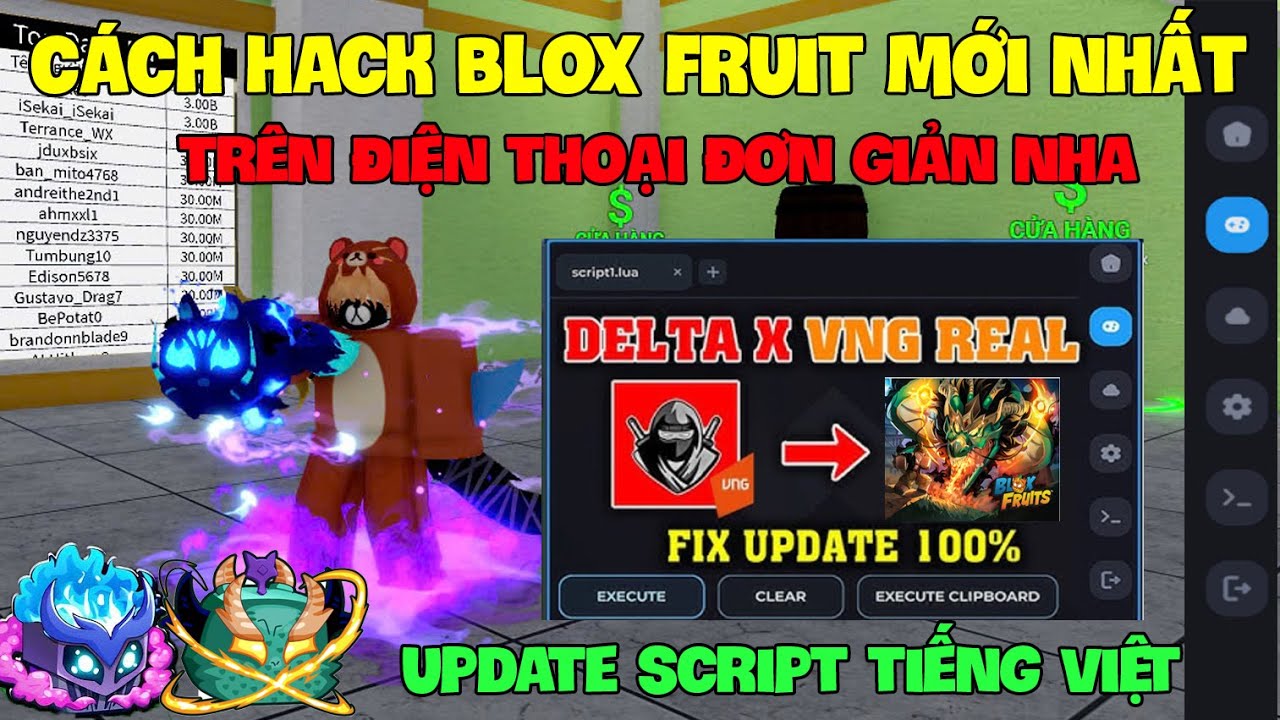 Cách Hack Roblox VNG Blox Fruit Trên Đt, Ios Và Pc Delta x VNG Và ...