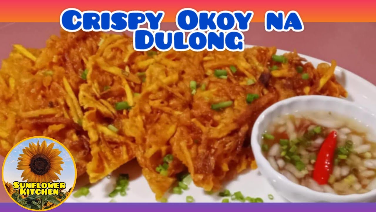 Vlog 204: CRISPY SILVERFISH FRITTERS (OKOY NA DULONG) | Sunflower ...
