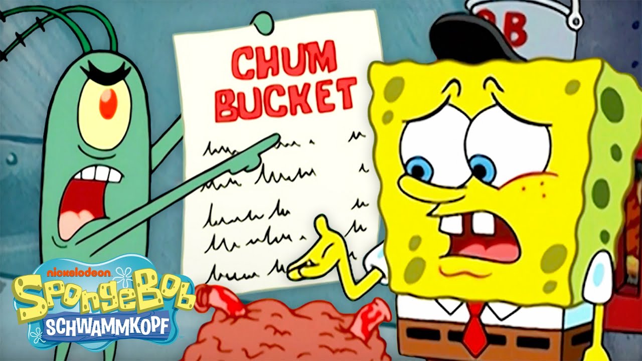 SpongeBob | ALLE Abfalleimer-Angestellten ALLER ZEITEN! | SpongeBob ...