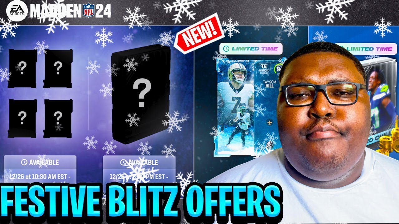 MUT 24 HAS NEW FESTIVE BLITZ OFFERS AND I OPEN 12,000 POINTS BUNDLE ...