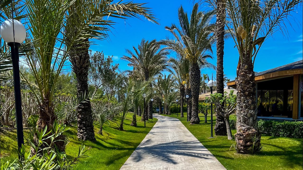Royal Wings Hotel Lara Garden & Pool Walkaround/جولة في الحديقة والمسبح ...