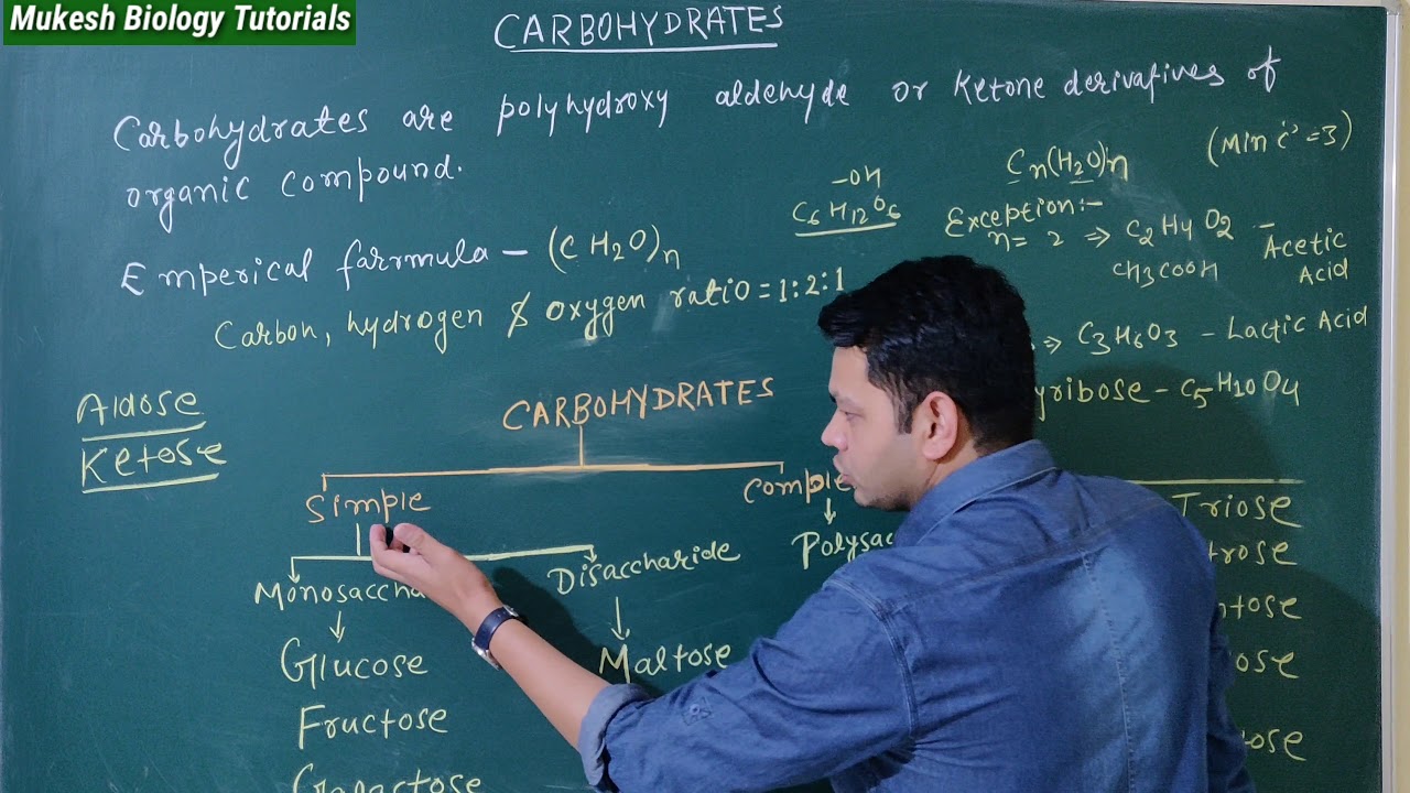 Biomolecules part 13, Carbohydrates, carbohydrate classification for ...