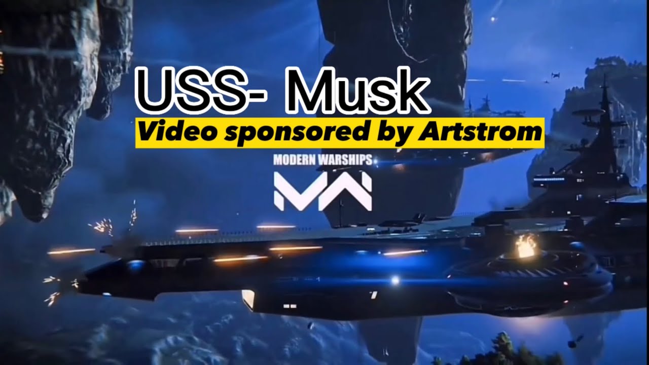 Modern Warships : USS Musk (CVN-X) game play Video sponsored by ...
