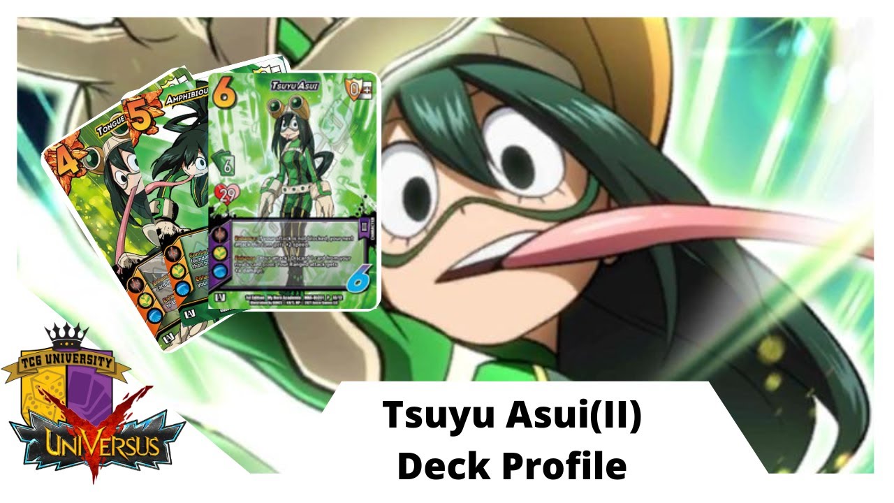 Tsuyu Asui(II) (Water) Deck Profile | My Hero Academia Deck Profile ...