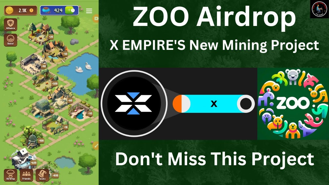 ZOO Airdrop | X EMPIRE'S New Mining Project | Best Project | #zoo # ...