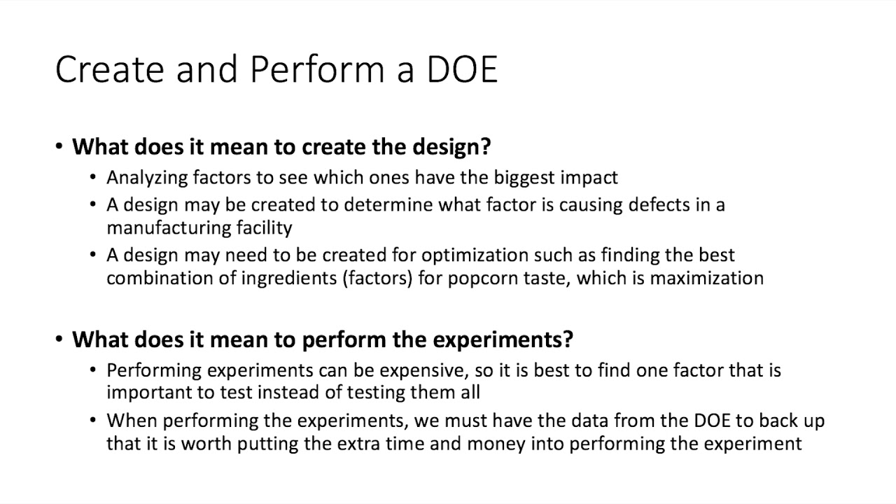 Design of Experiments and Response Surface Method - YouTube