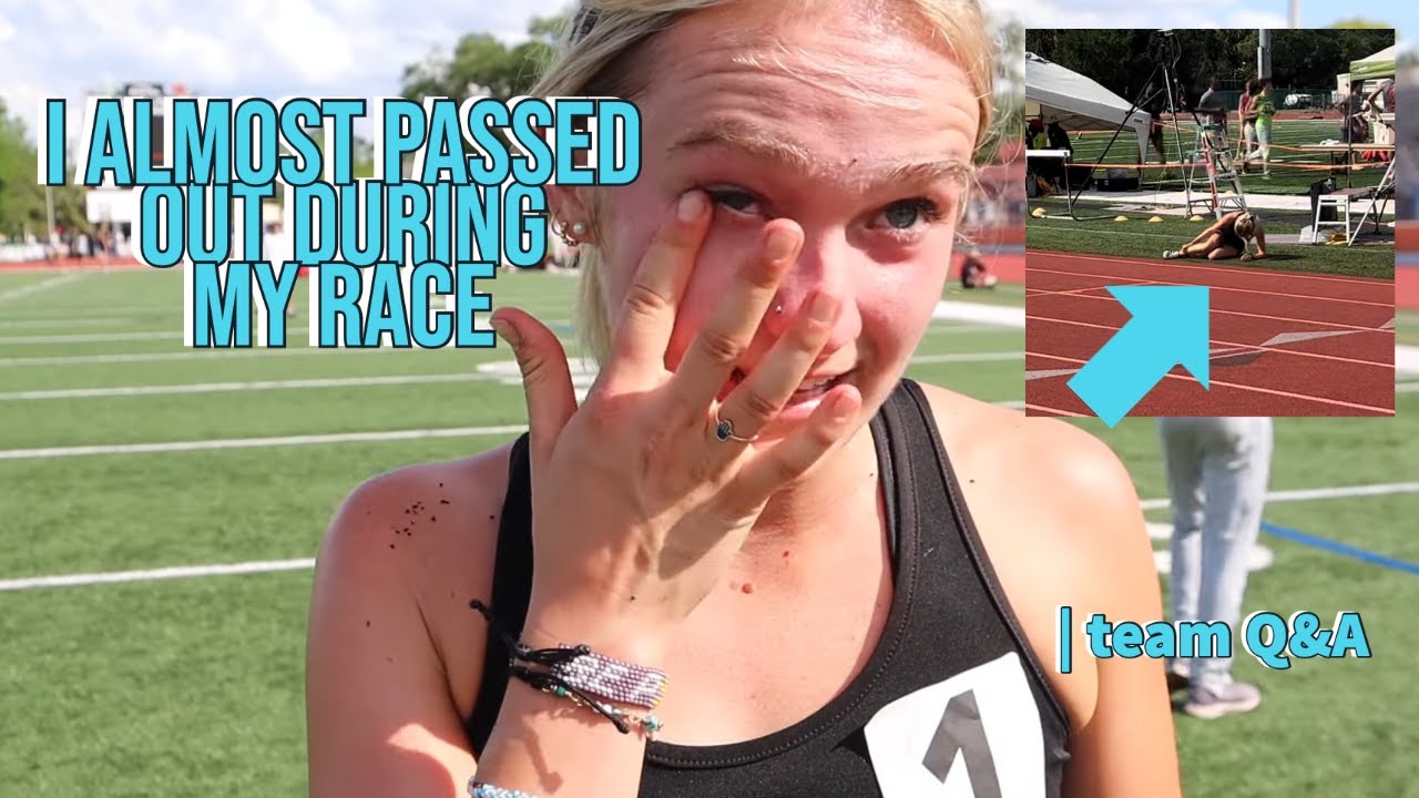I ALMOST PASSED OUT DURING MY RACE | team q&a - YouTube