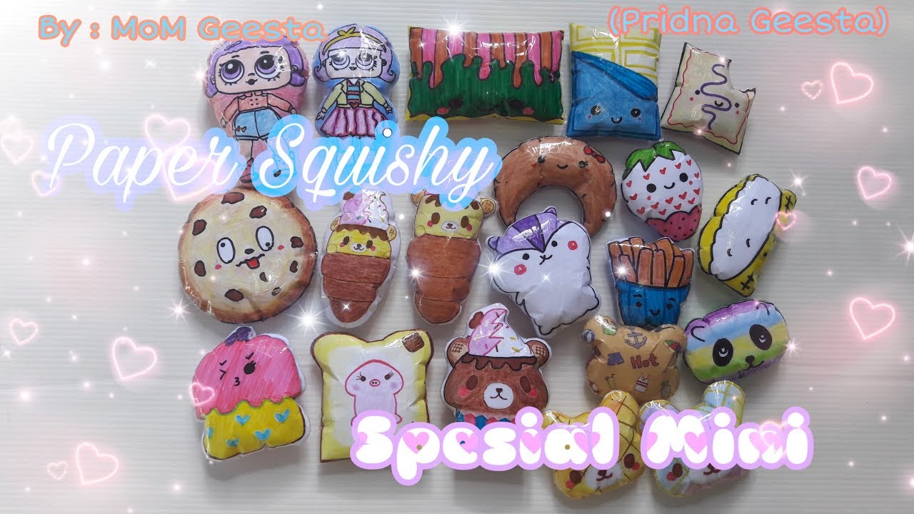 Paper Squishy Collection 2019 Part.2 - YouTube