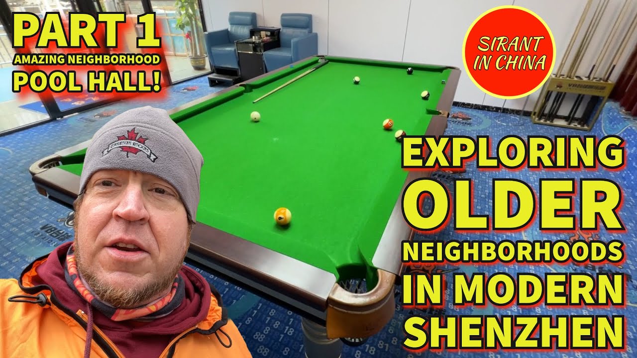 Finding A Great Pool Hall In An Older Shenzhen Community! - YouTube