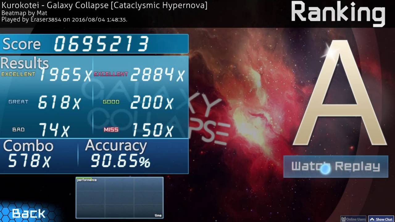 【Osu!mania】Galaxy Collapse【4k】 - YouTube