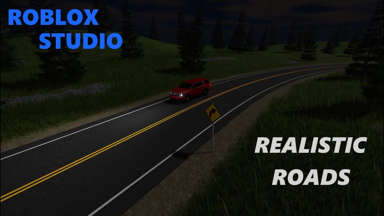 Roblox Studio - How to Make Realistic Roads - YouTube