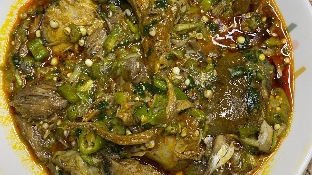 HOW TO MAKE A DELICIOUS AND EASY OKARO SOUP RECIPE.#howtomakeokrasoup ...