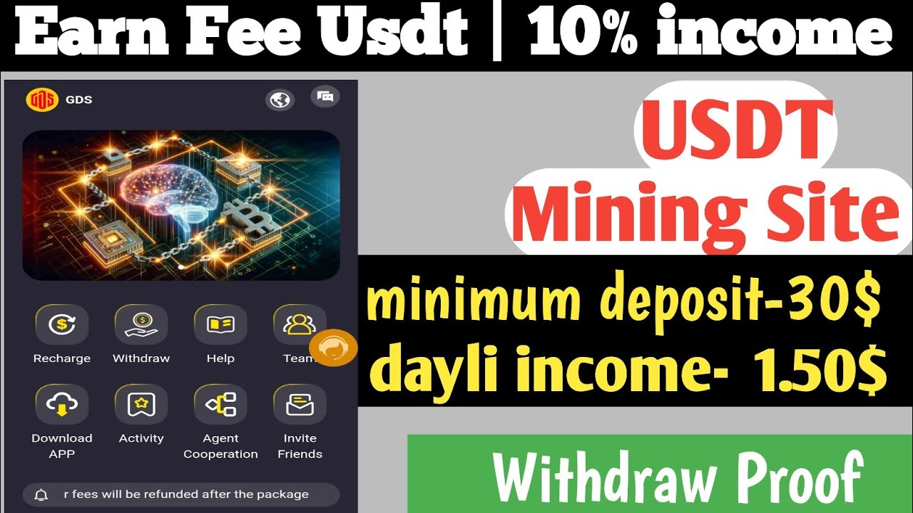 New Usdt Mining Site | usdt earning site | trx usdt mining app | Cloud ...