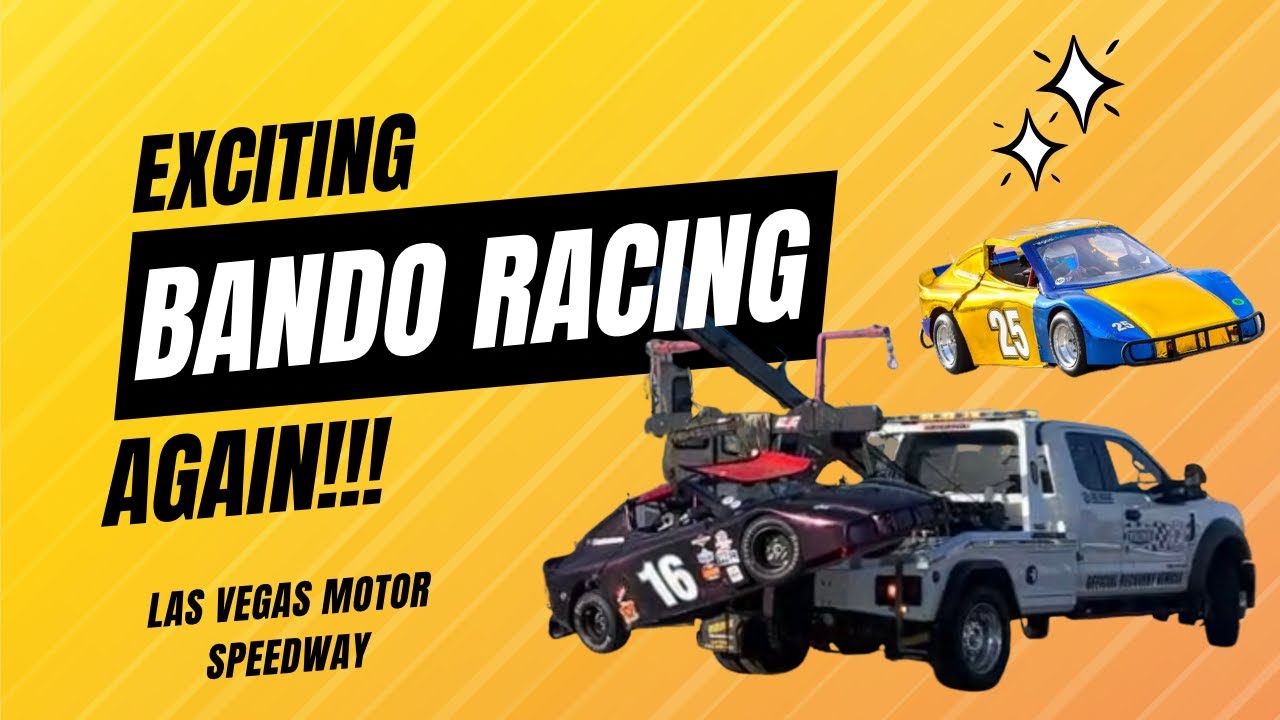 Bando racing in The Bullring at The Las Vegas Motor Speedway - YouTube
