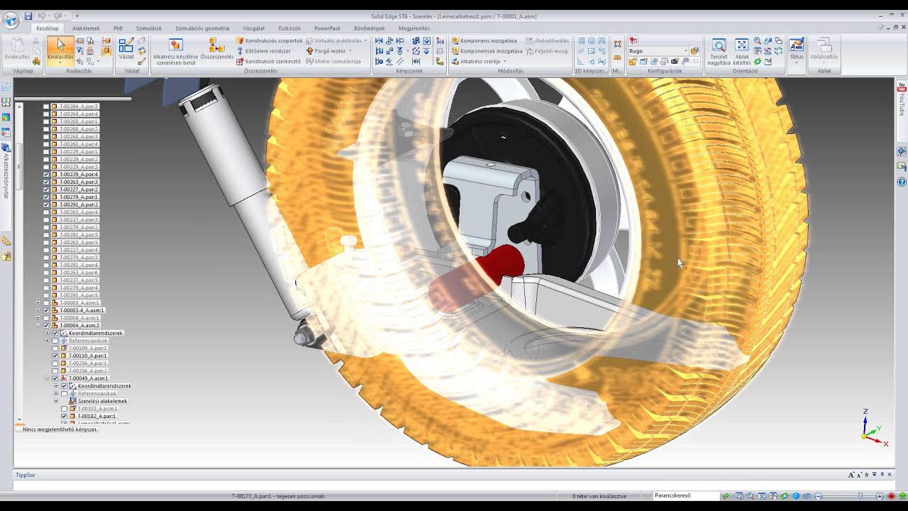 Solid Edge ST6 PDF-ből CAD modell - YouTube