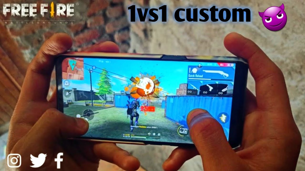 total gaming ||free fire 🔥 garena free fire | 1vs1 custom free fire ...
