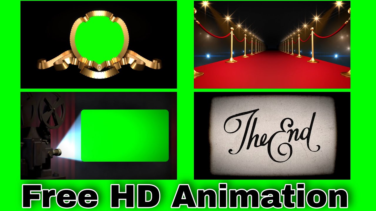 Free movie night green screen video || free green screen video ...
