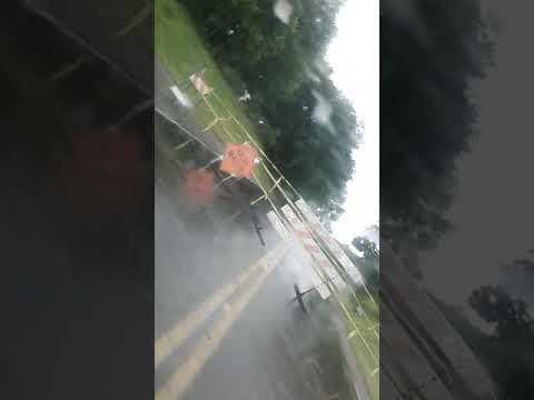Turley Oklahoma flooding road covered with water 2019 - YouTube