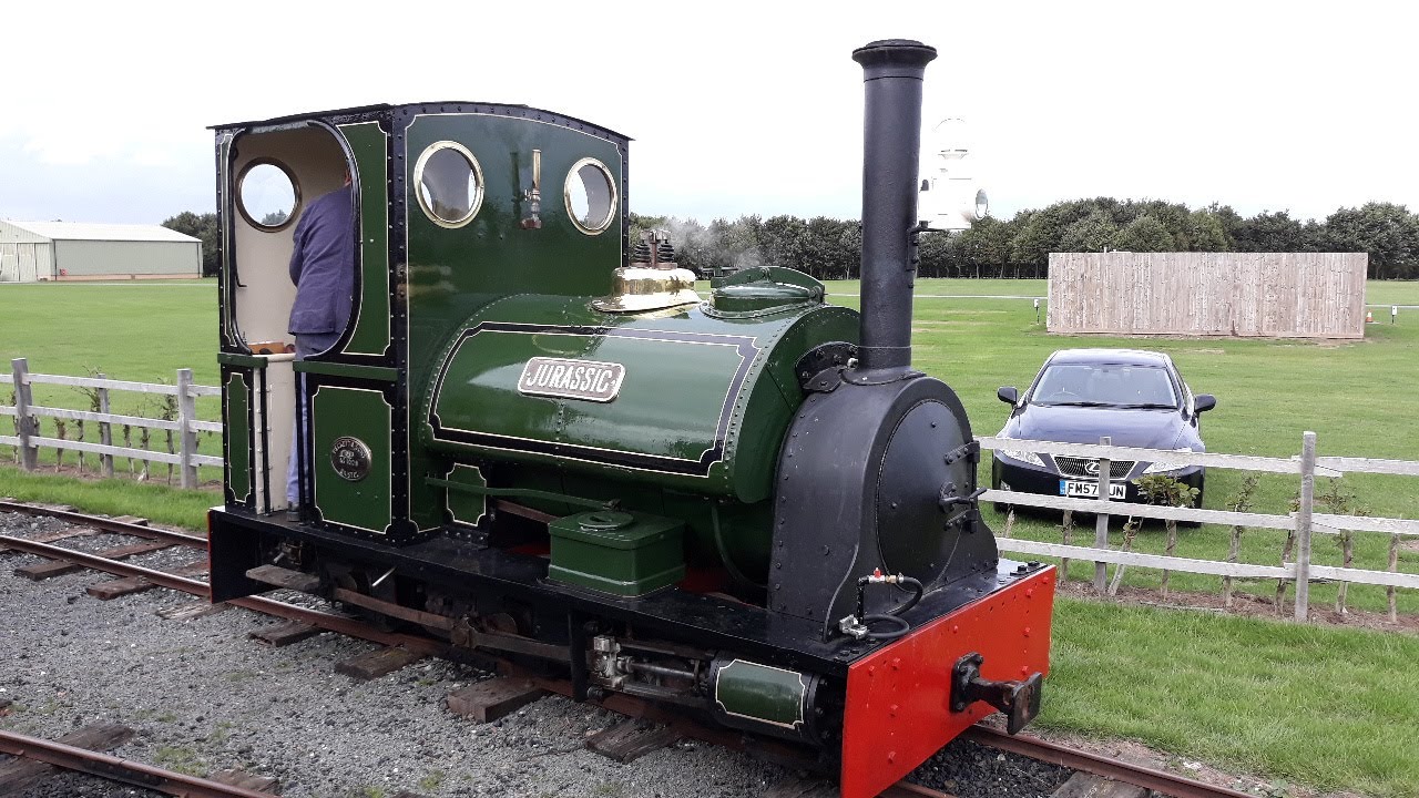 Jurassic 0-6-0 Narrow Gauge locomotive at the linconshire Coast Light ...