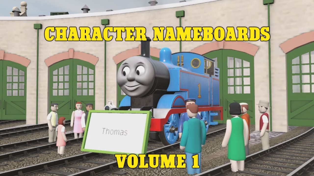 Character Nameboards Volume 1 | Trainz Thomas & Friends - YouTube