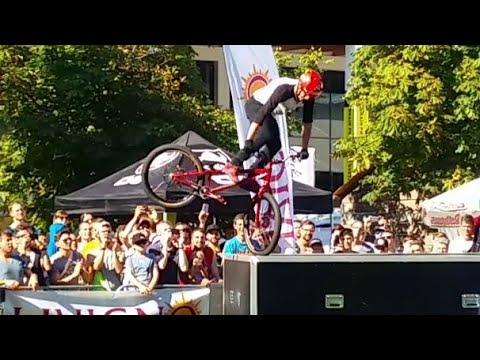 Danny MacAskill Risky Stunts Eurobike 2015 - YouTube