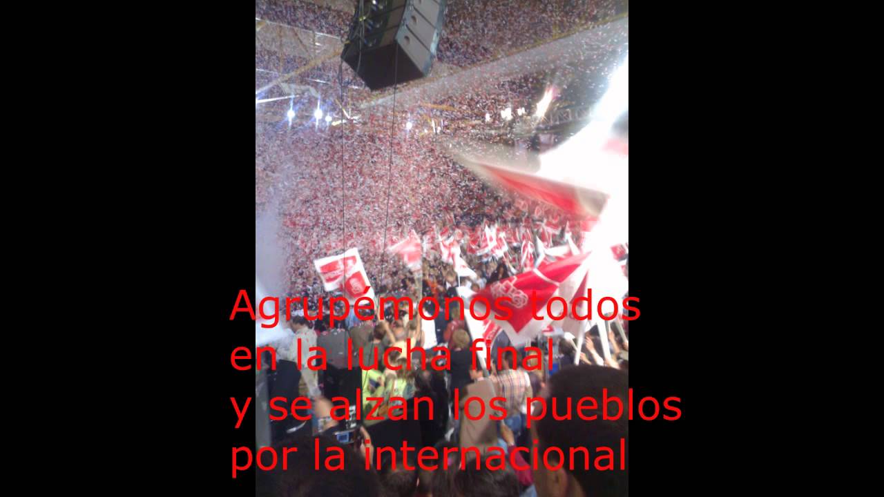 Himno de la Internacional Socialista en Castellano con Letra - YouTube