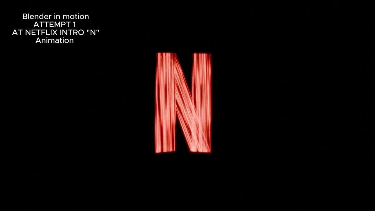 Netflix N Animation In Blender Attempt 1 - YouTube