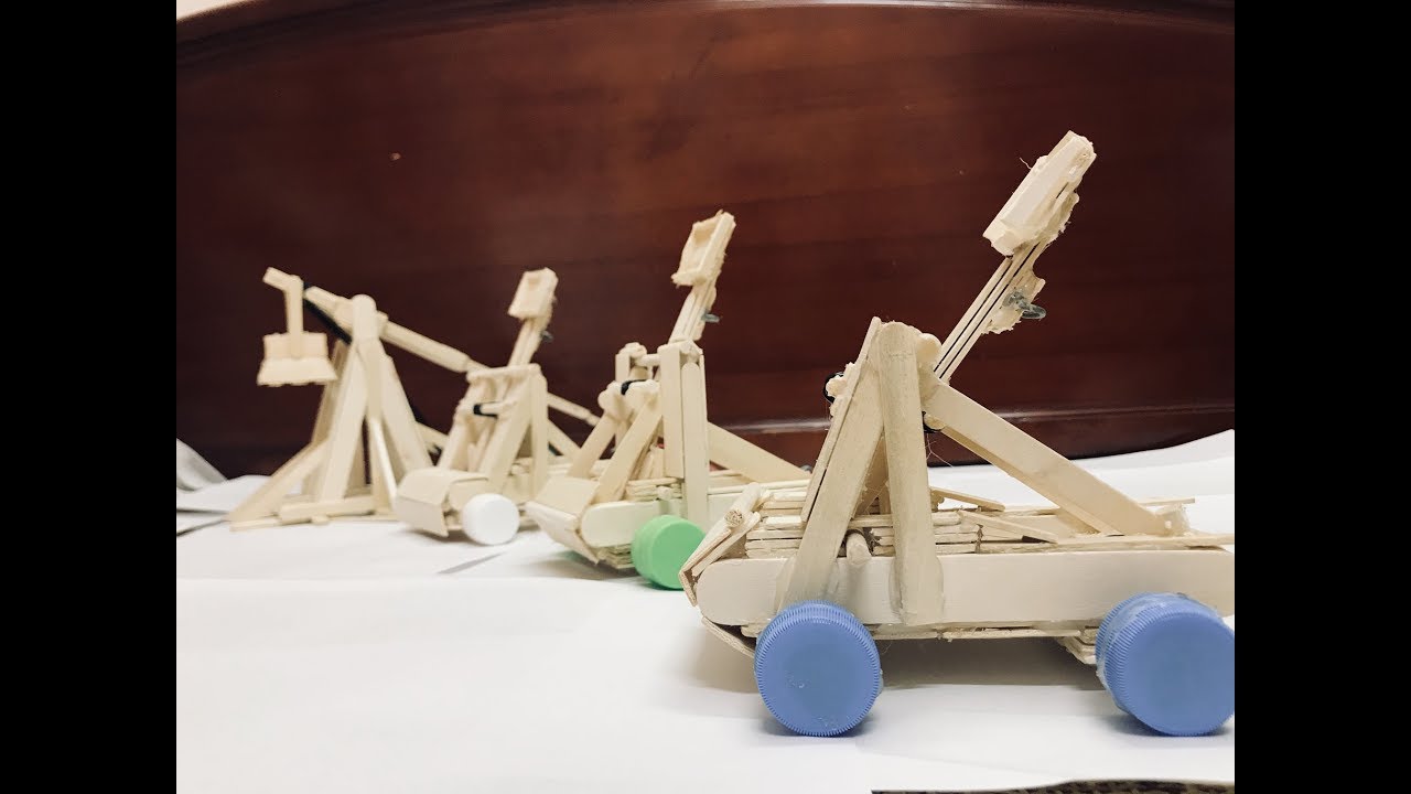 Kids Toys Handmade: Catapults - YouTube