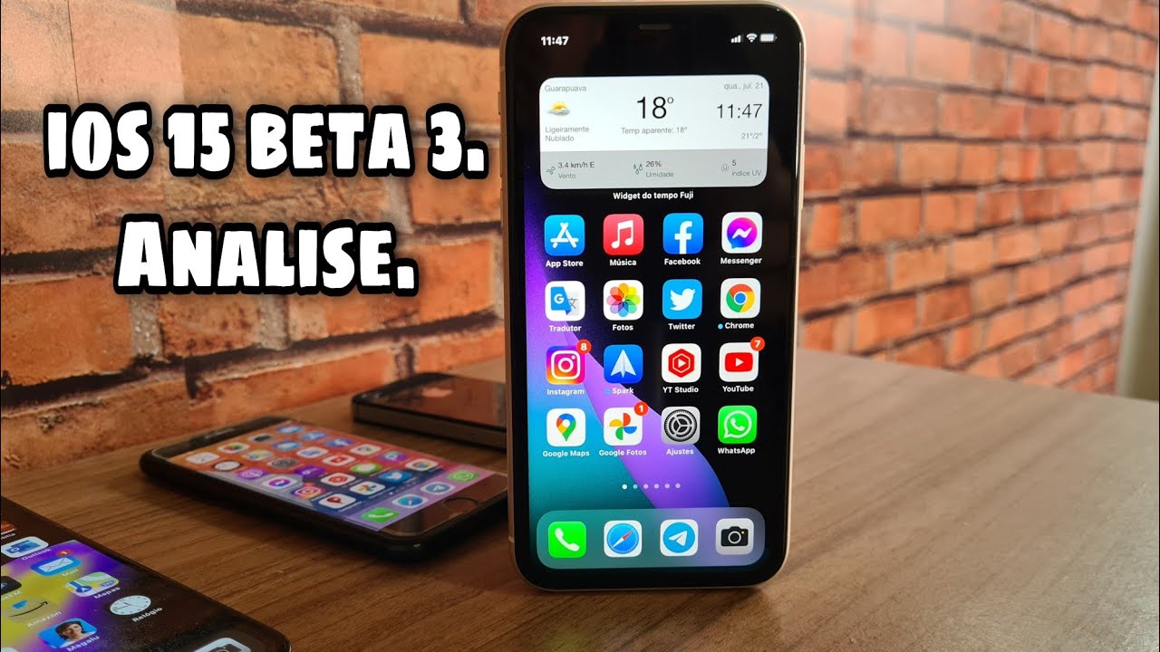IOS 15 BETA 3! ANÁLISE! MELHOR QUE VERSÕES OFICIAIS. - YouTube