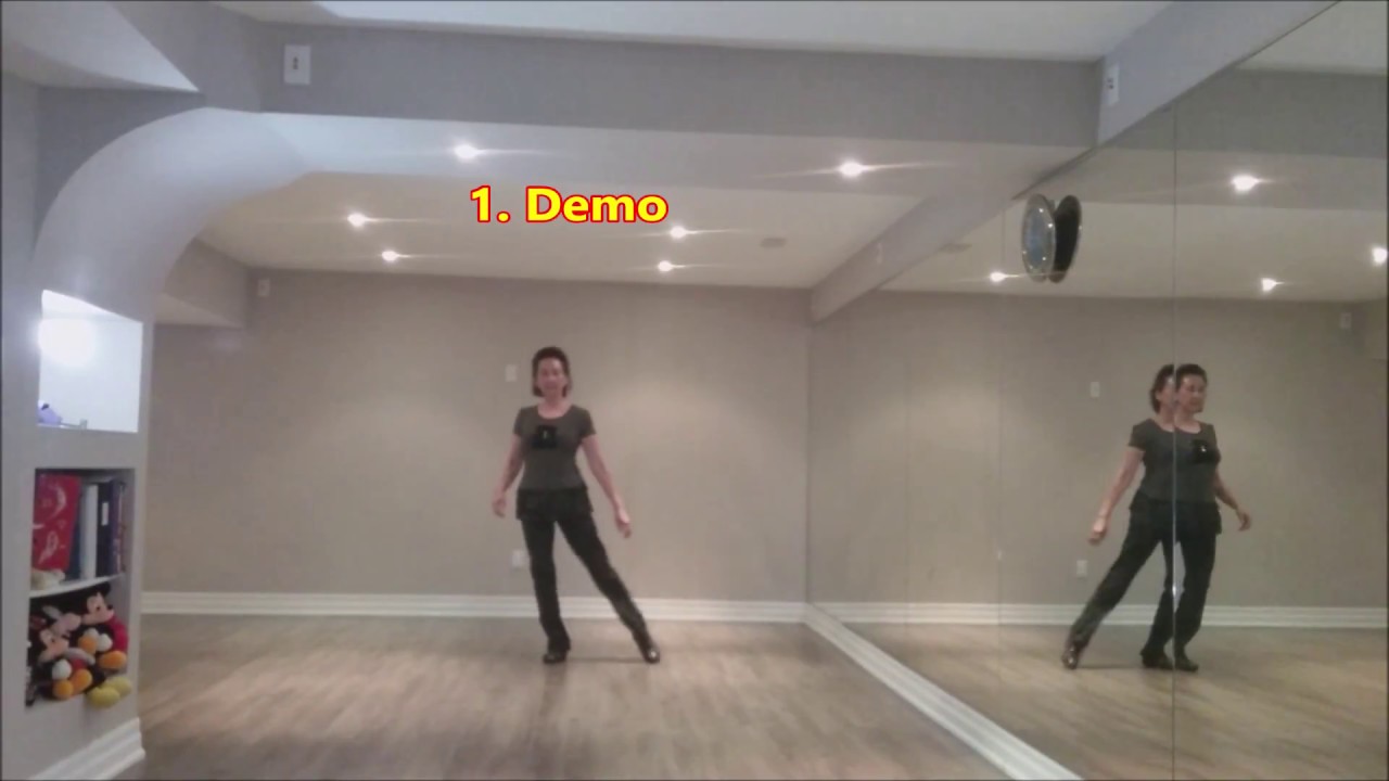 Together line dance (dance & teach) - YouTube