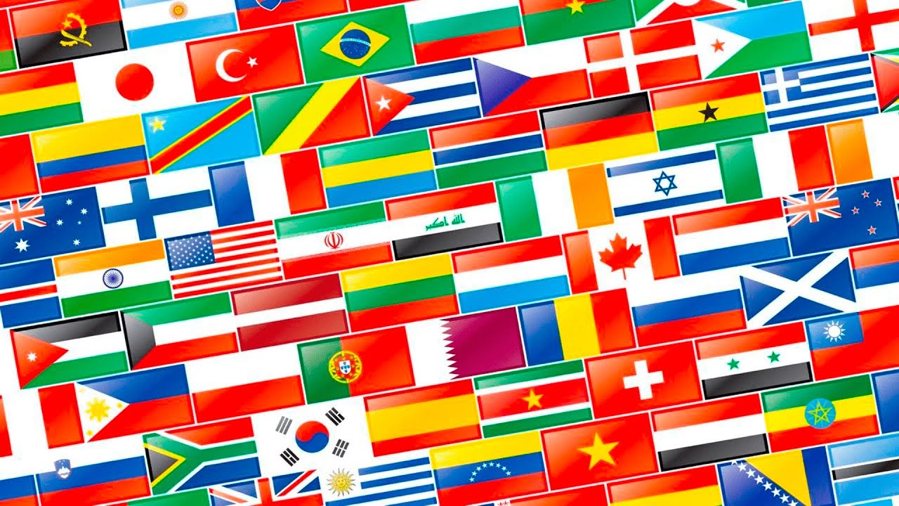 Animation of flags part 3 - YouTube