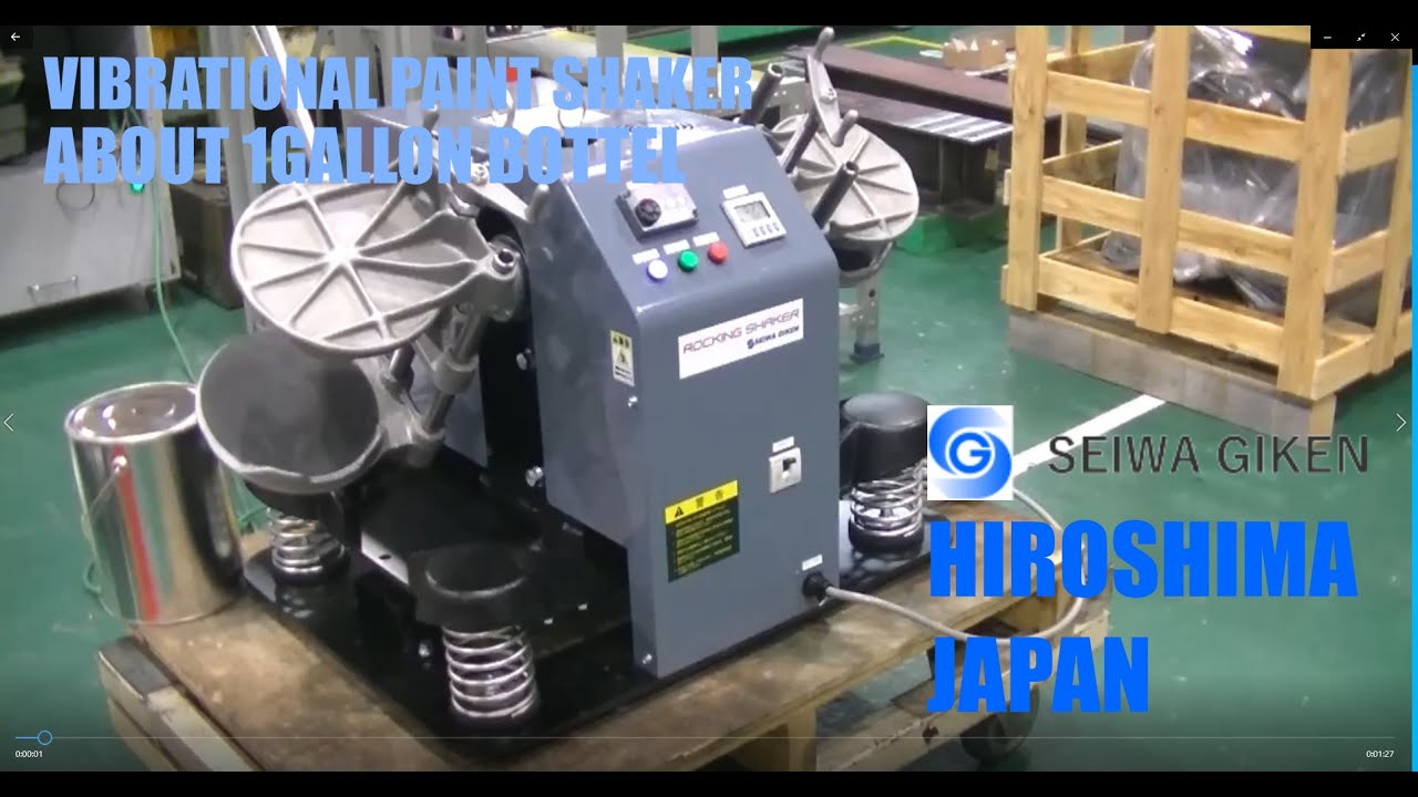 VIBRATIONAL PAINT,INK, LIQUID SHAKER FOR ABOUT ONE GALLON - YouTube