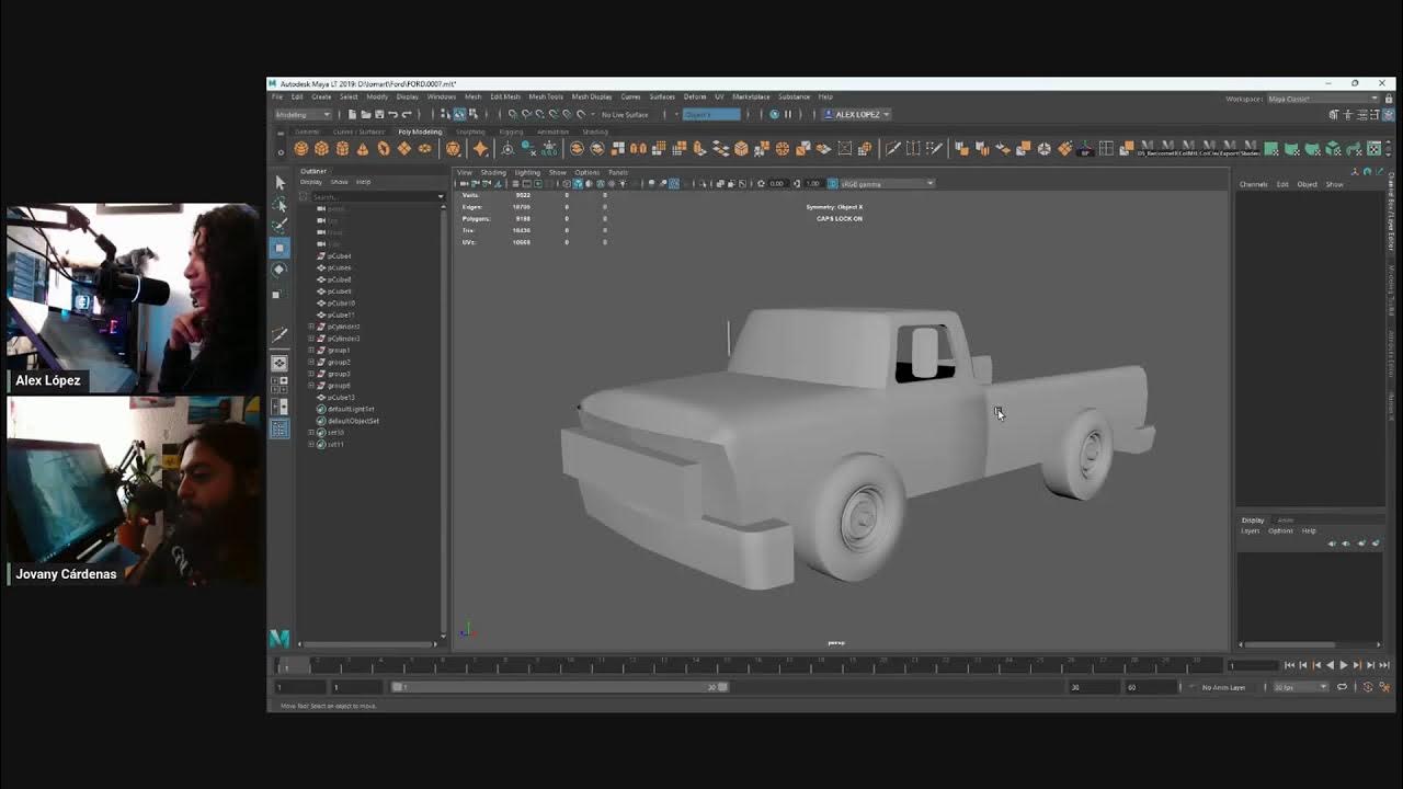 Hard Surface Modeling / Maya Autodesk- Alex live 01 - YouTube