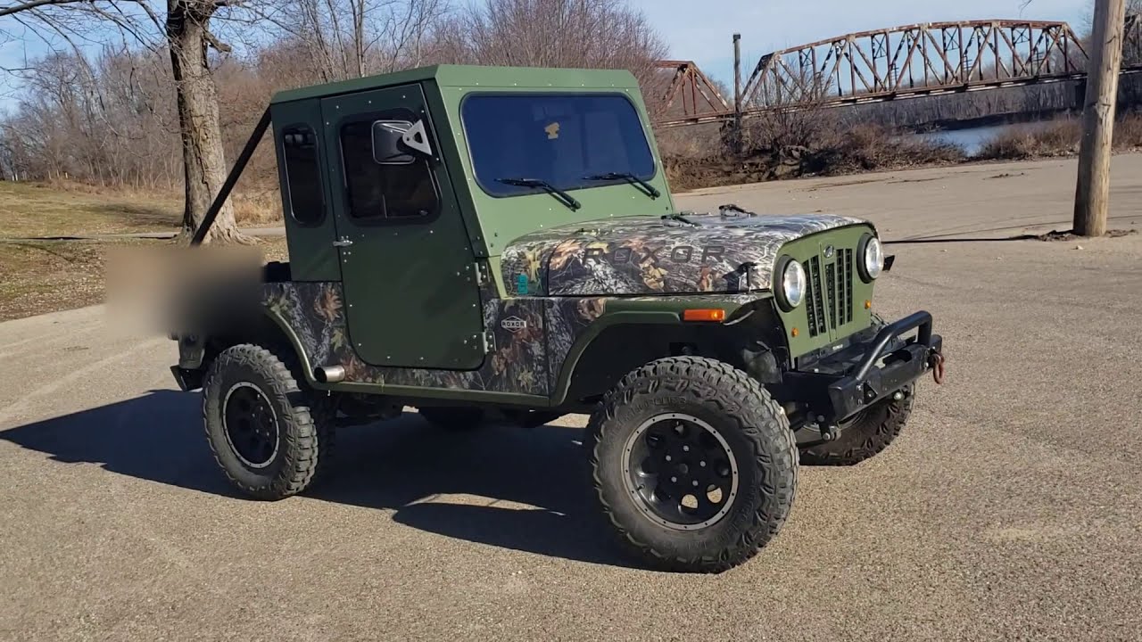 Mahindra Roxor On The Rox Fabrication “OTR” half cab. - YouTube