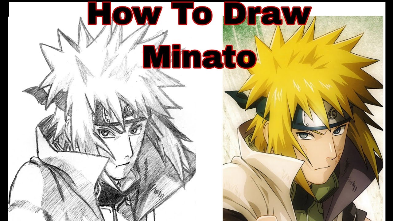 How to draw Minato from Naruto step by step/ full toritol/ #anime # ...