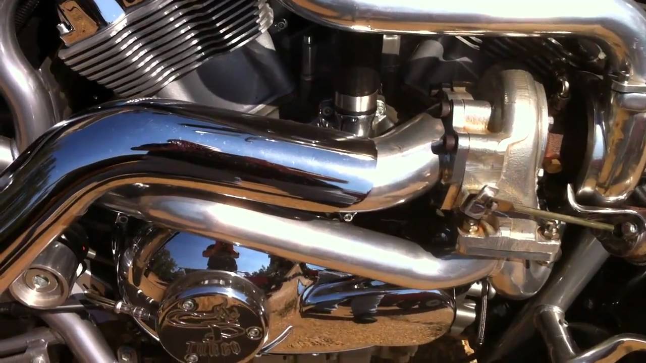 HARLEY V-ROD TURBO-CHARGED 2005 - YouTube