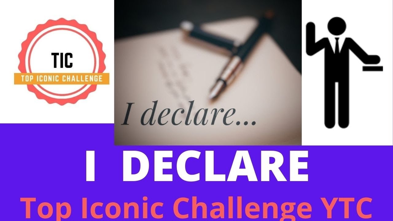 I DECLARE Day 35 - YouTube