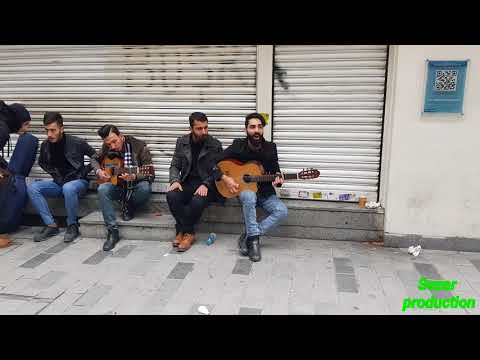 Koma Candar - Taksim İstiklar Kürtçe Sokak Müziği Stranen Kurdı 2018 Yeni