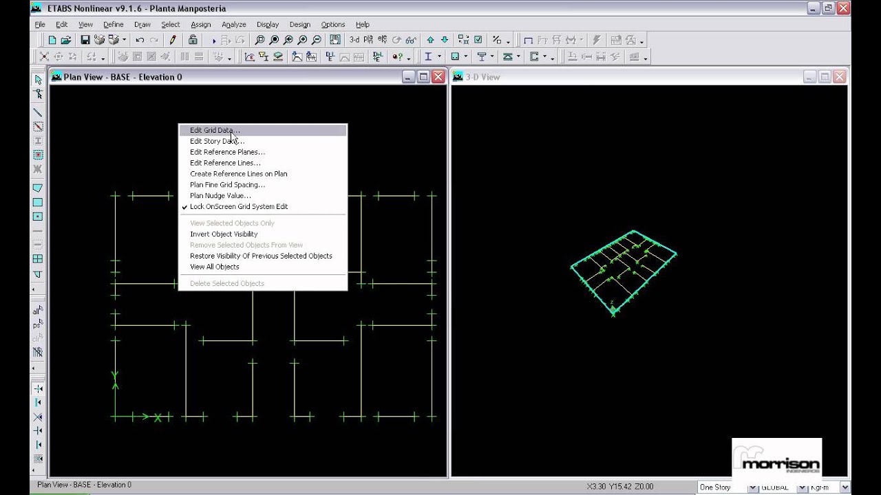 Ej.4 Etabs-autocad - YouTube