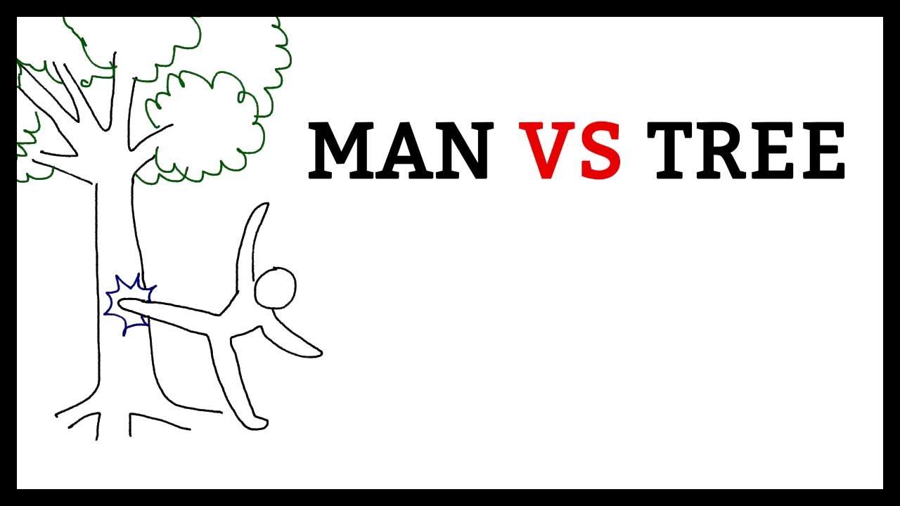 Man versus Tree - YouTube