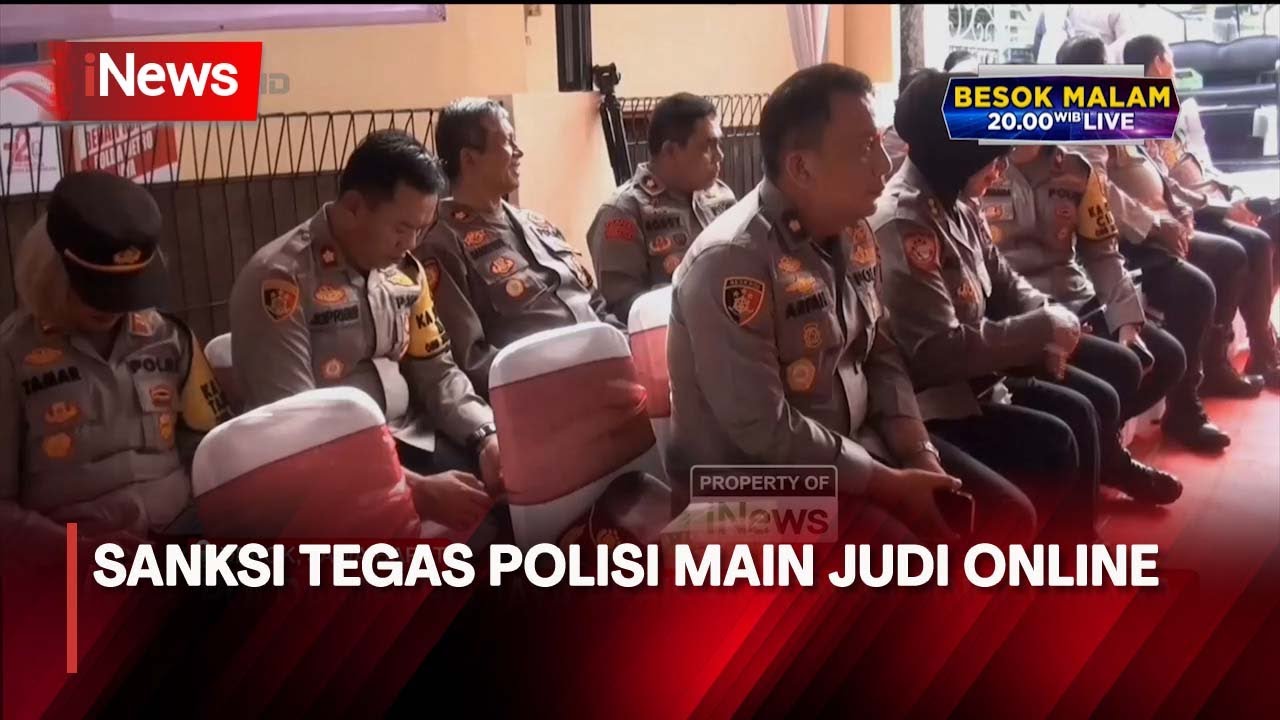 Sanksi Tegas Menanti Polisi yang Main Judi Online - iNews Prime 26/06 ...
