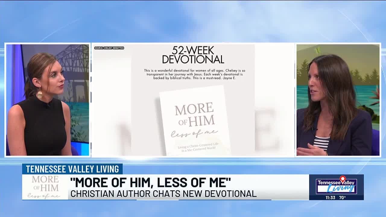 "More of Him, less of me": Christian author chats new devotional - YouTube