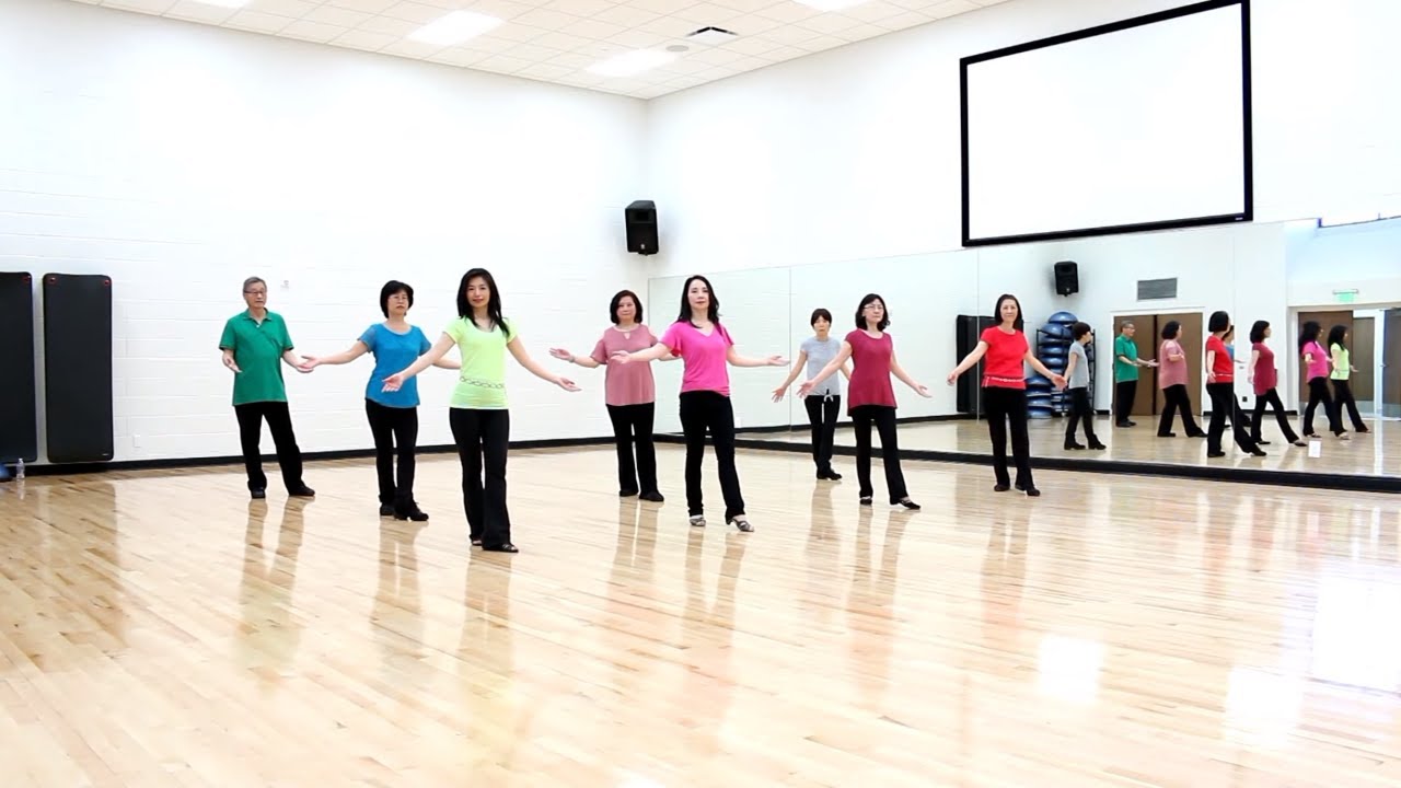 Fall Away - Line Dance (Dance & Teach in English & 中文) - YouTube