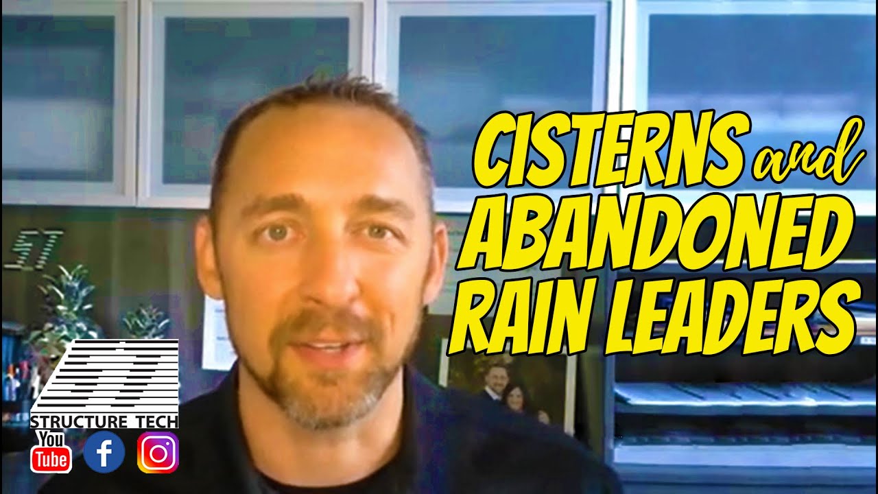 Cisterns and abandoned rain leaders - YouTube